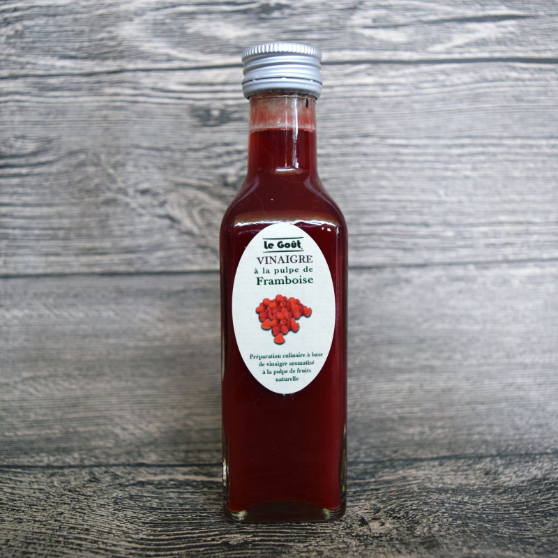 Vinaigre à la pulpe de framboise